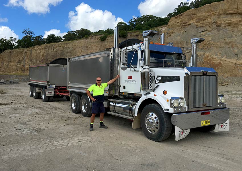 Bulk Haulage in Hunter Valley | Woodbury Civil